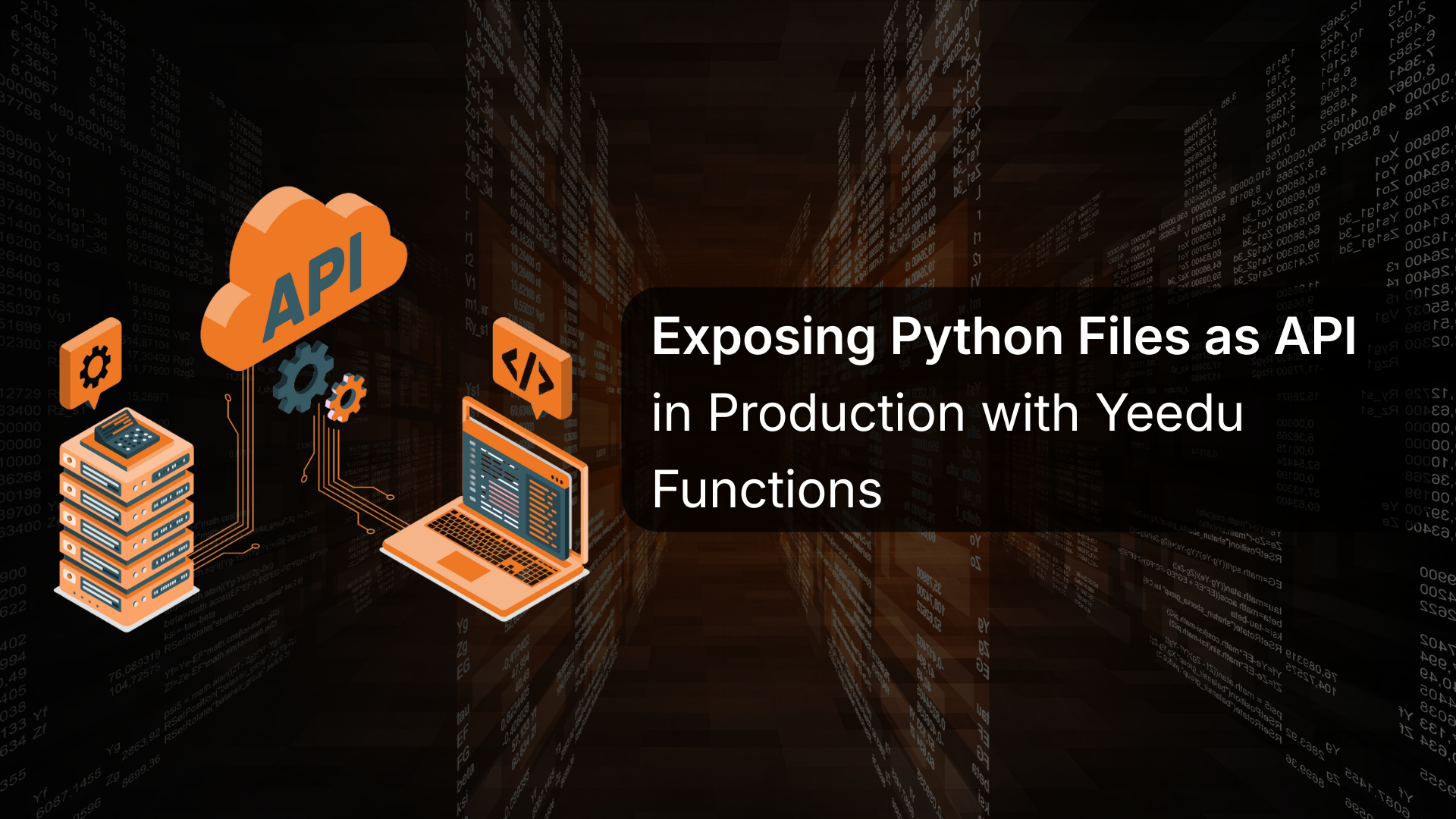 Serving ML Models as REST APIs with Python | Yeedu Functions